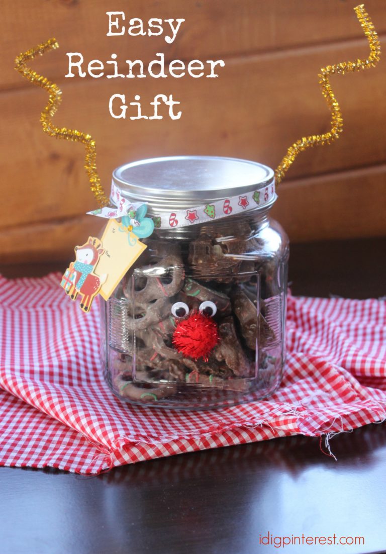 Easy DIY Reindeer Gift - I Dig Pinterest