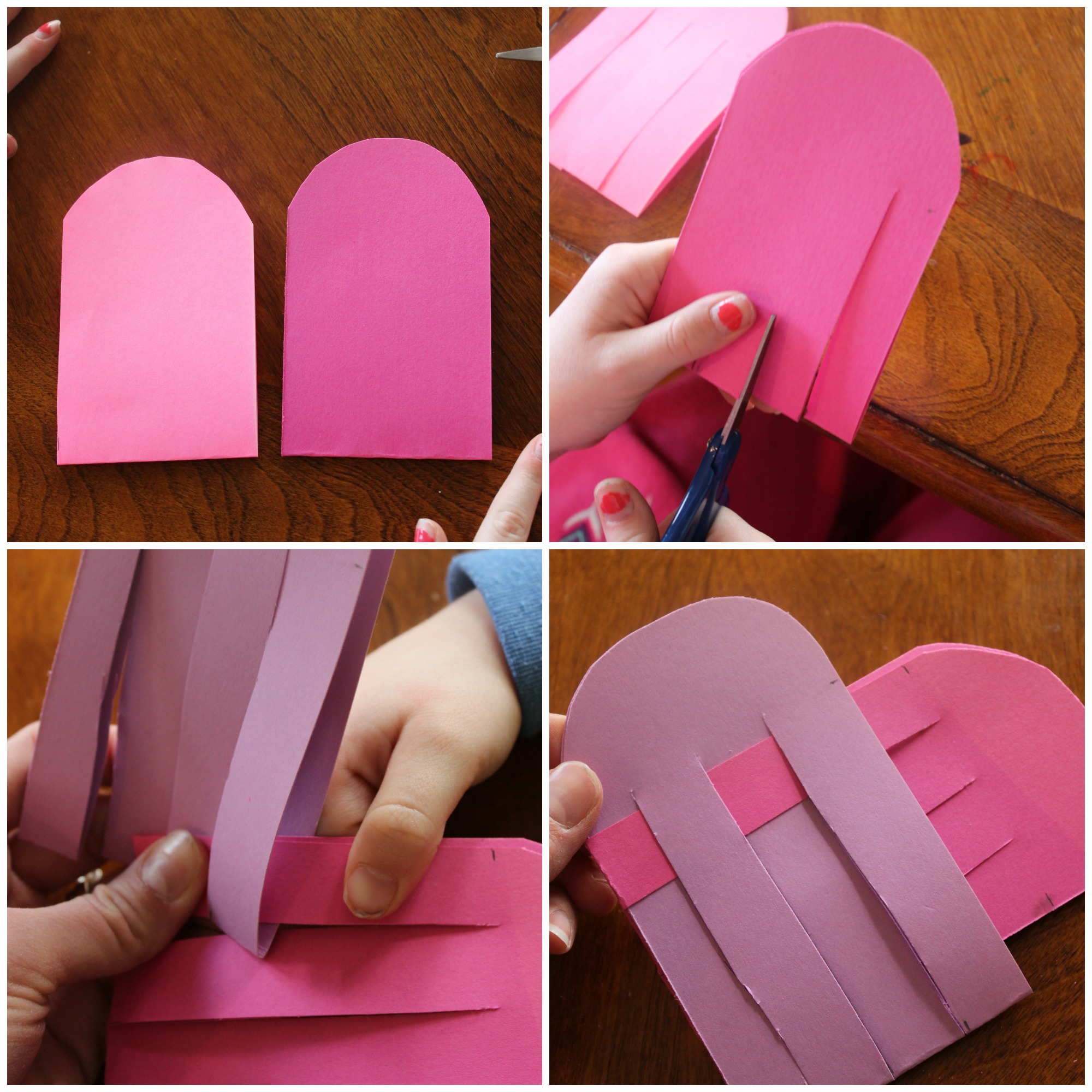 Woven Heart Pouch Craft - I Dig Pinterest