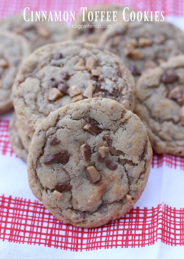 Cinnamon Toffee Cookies - I Dig Pinterest