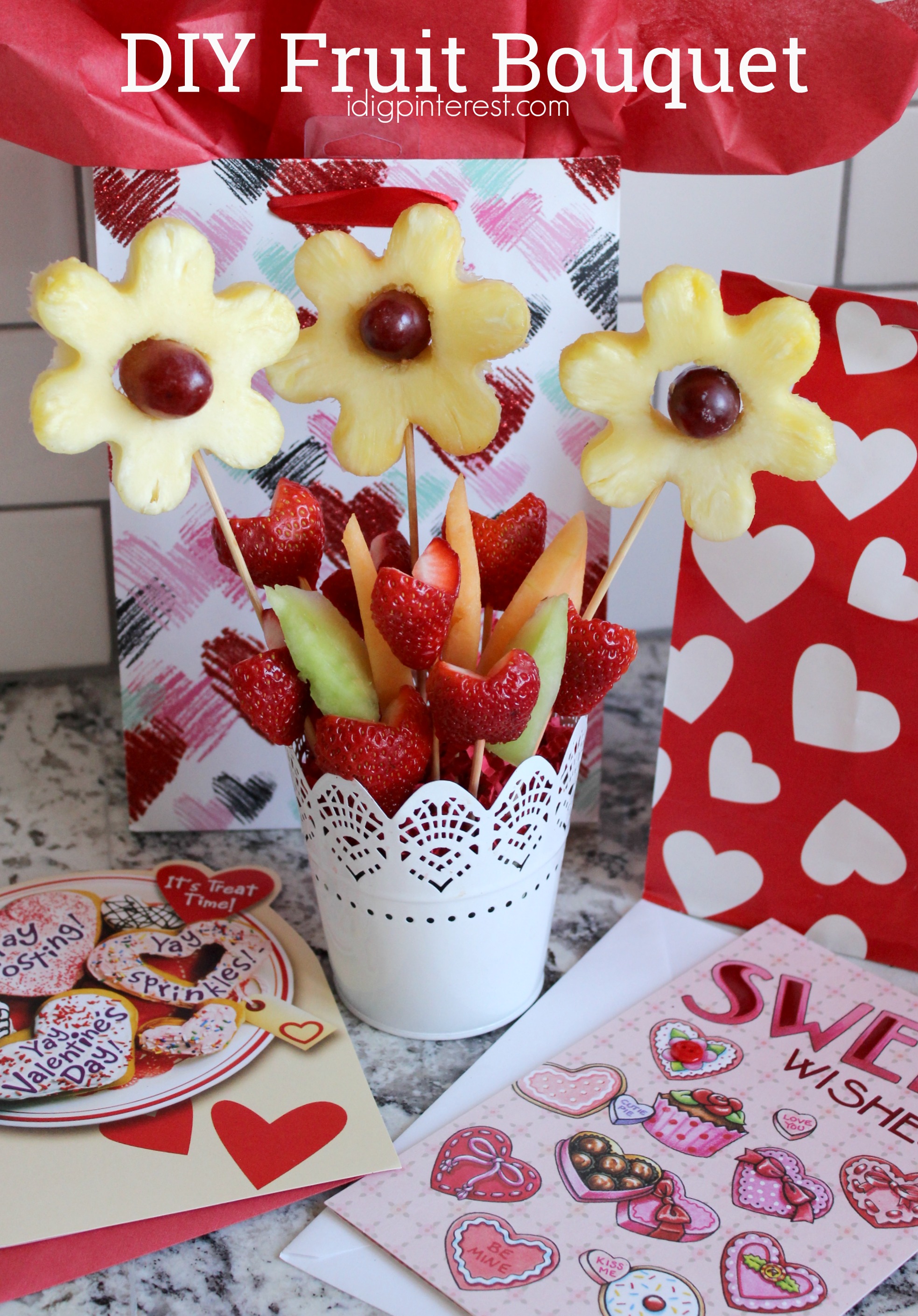 DIY Fruit Bouquet - I Dig Pinterest