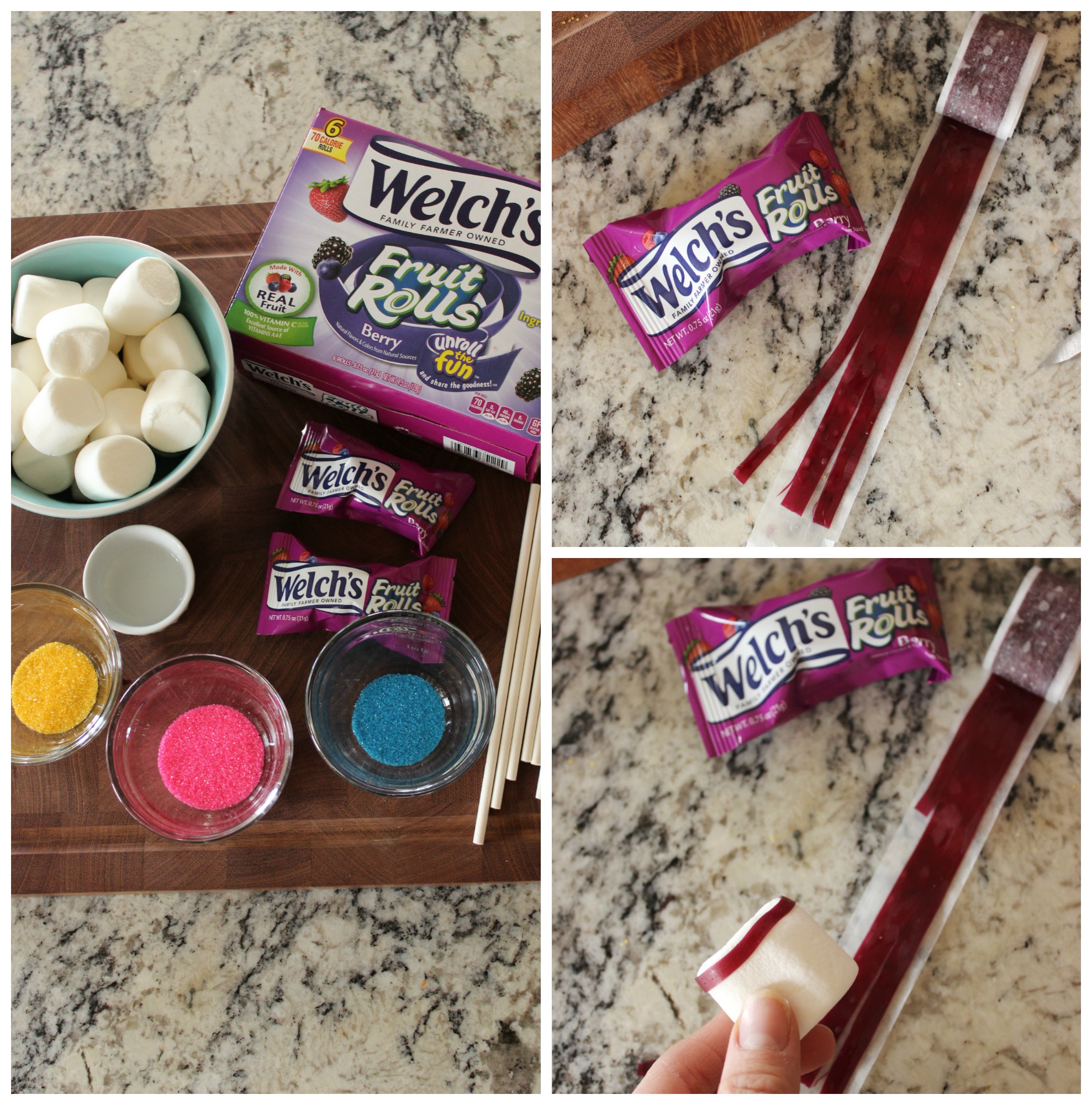 Striped Marshmallow Pops - I Dig Pinterest