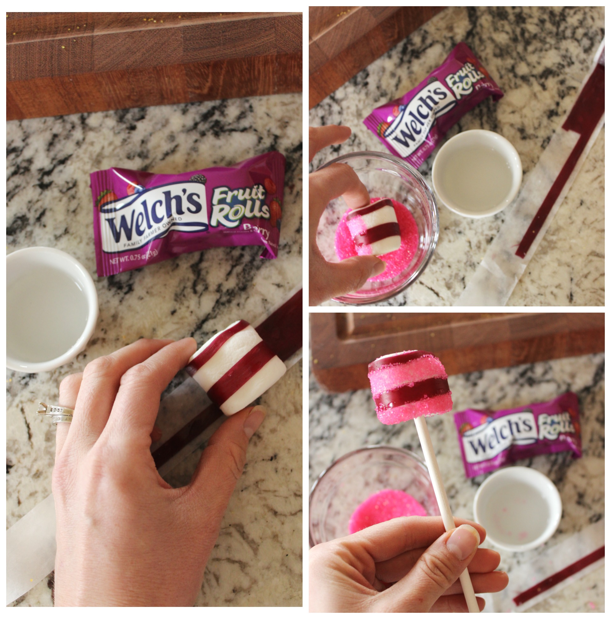 Striped Marshmallow Pops - I Dig Pinterest