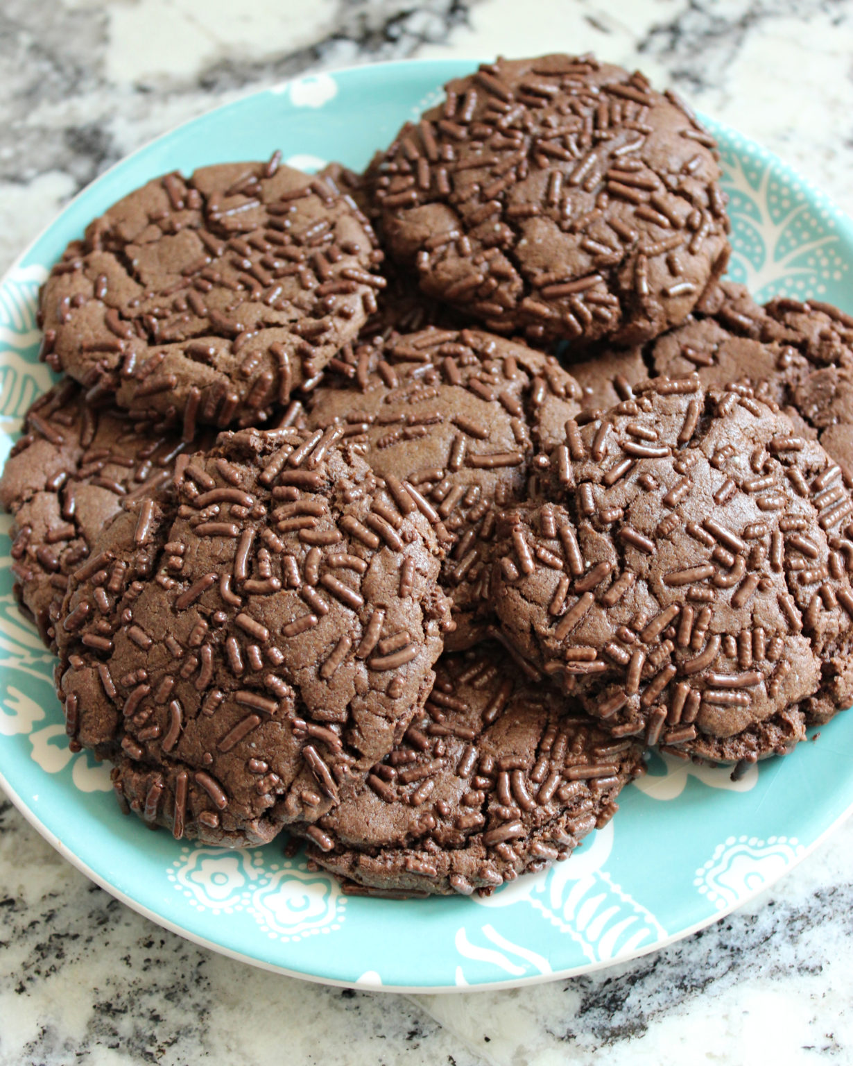 Chocolate Sprinkle Cake Mix Cookies - I Dig Pinterest