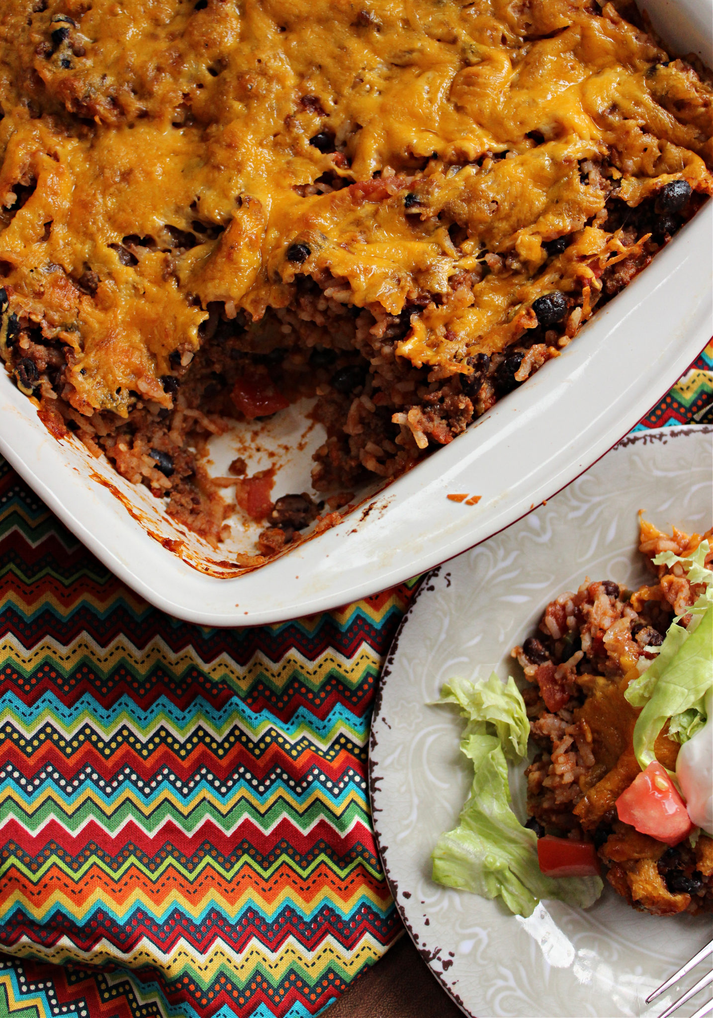 Taco Rice Casserole - I Dig Pinterest