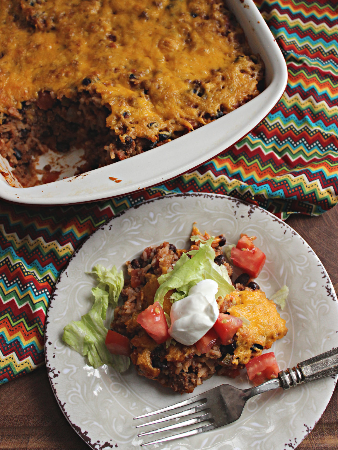 Taco Rice Casserole - I Dig Pinterest
